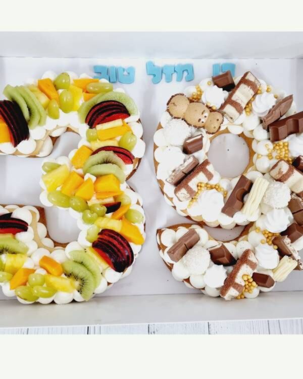 עוגות מספרים ואותיות - מבחר ענק | השפים